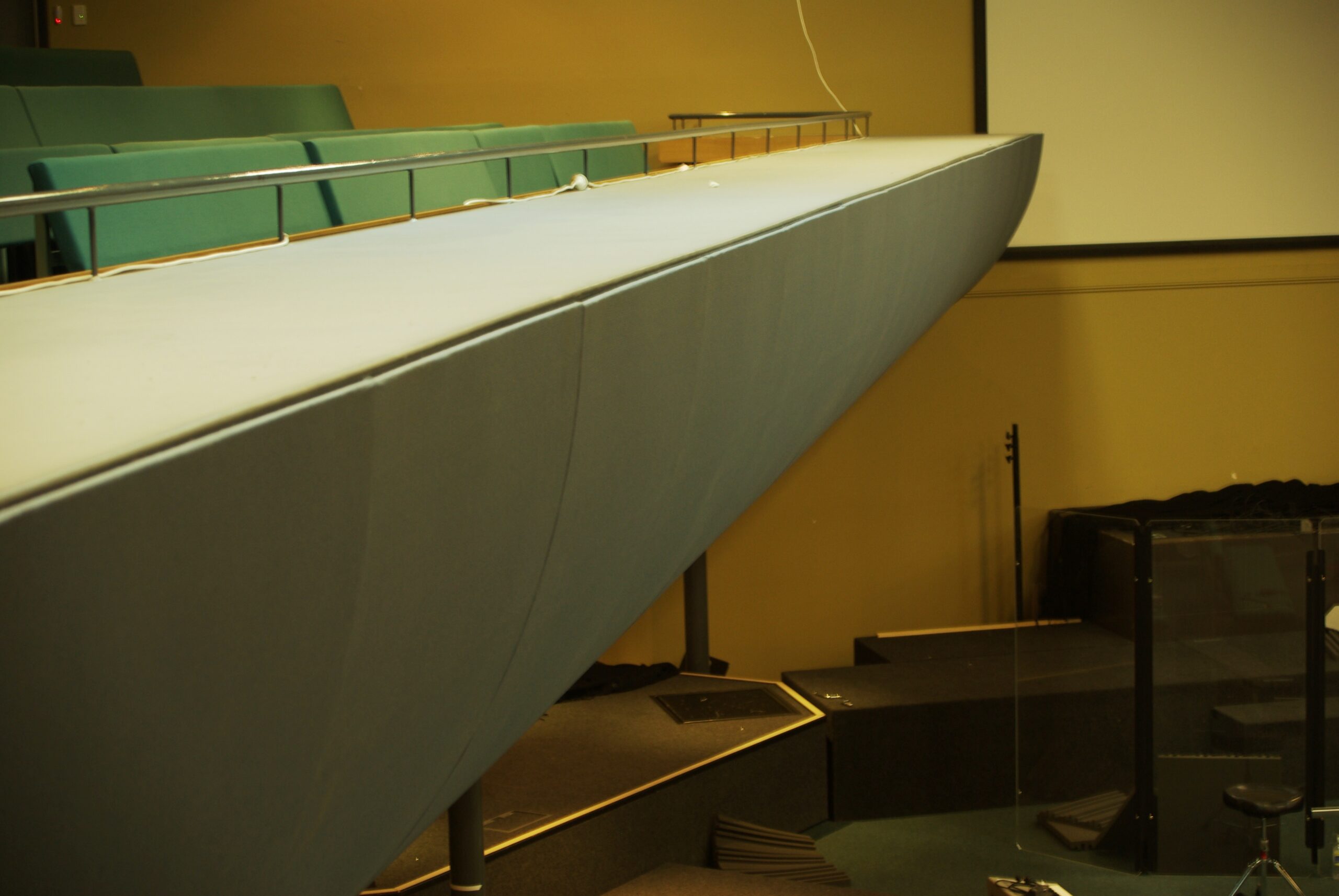 Curved Diffuser in Church - Acoustic Panels By Sontext