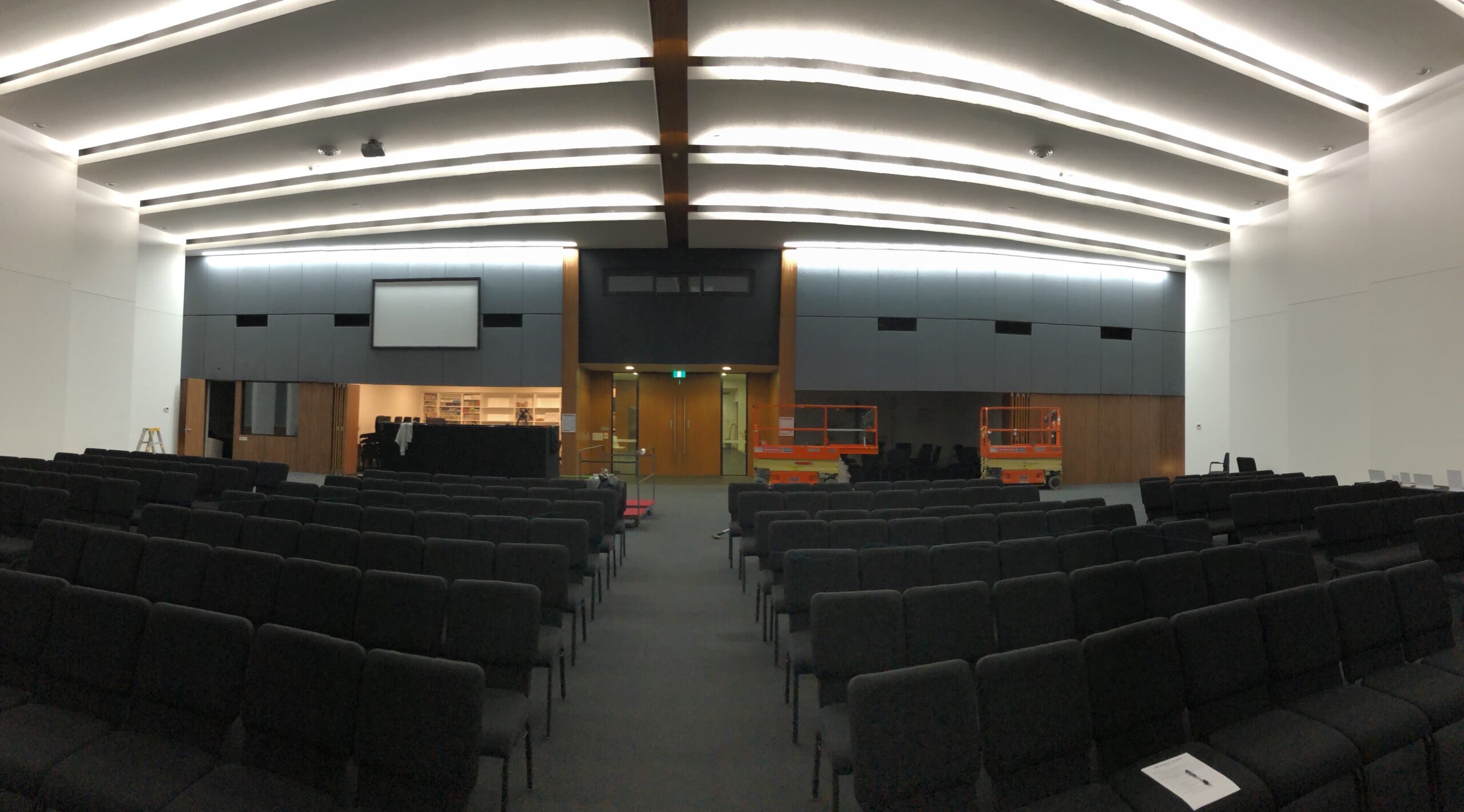 Multipurpose Hall Acoustic Treatments - Acoustic Panels By Sontext