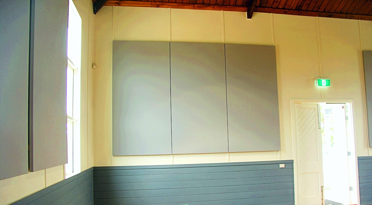 Multipurpose Hall Acoustic Treatments - Acoustic Panels By Sontext