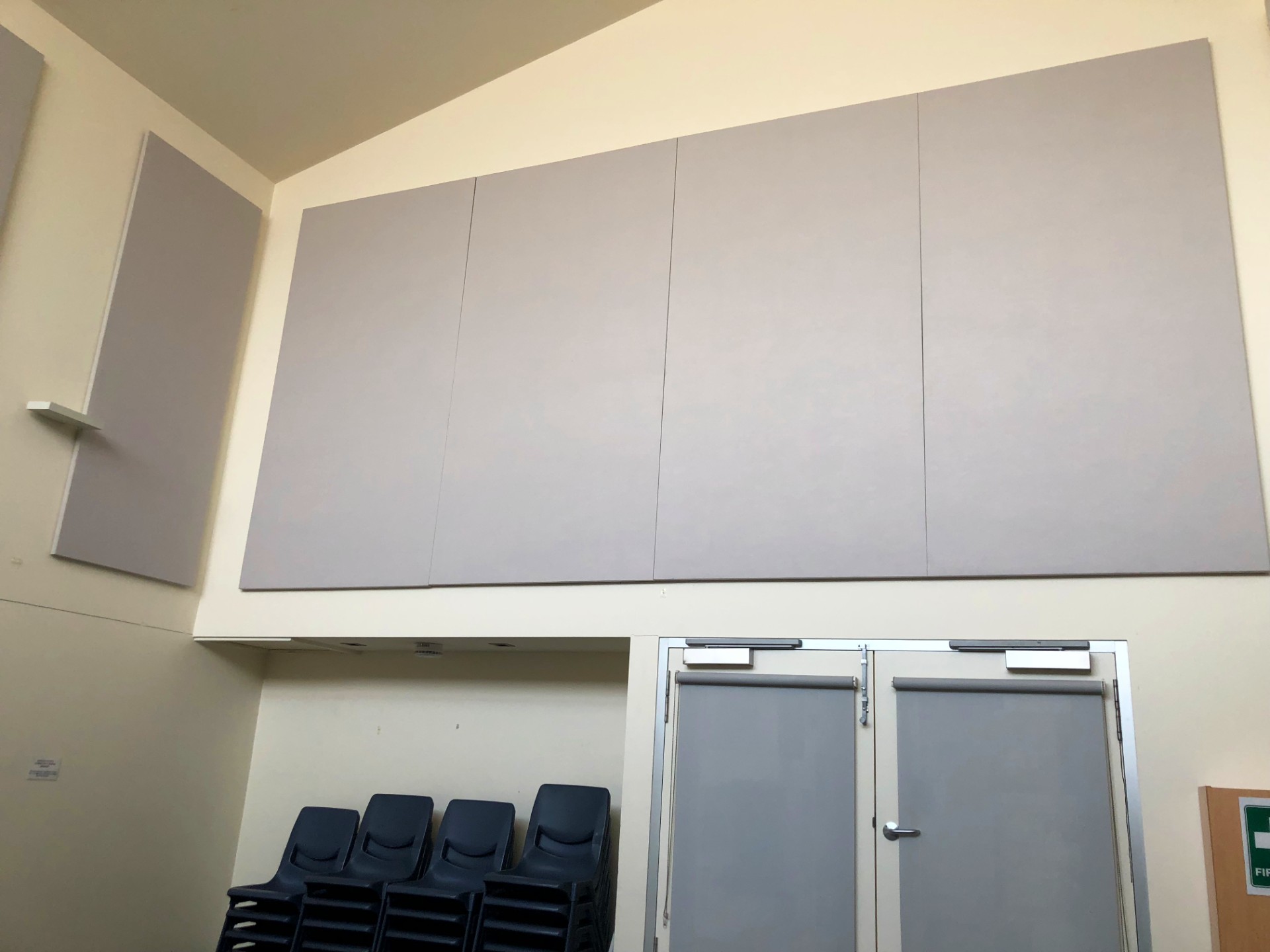 Multipurpose Hall Acoustic Treatments - Acoustic Panels By Sontext